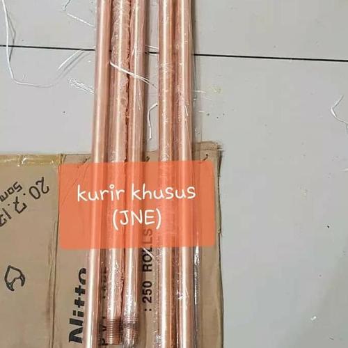 Jual ORIGINAL Grounding rod besi lapis tembaga 2,4m/rod grounding ...