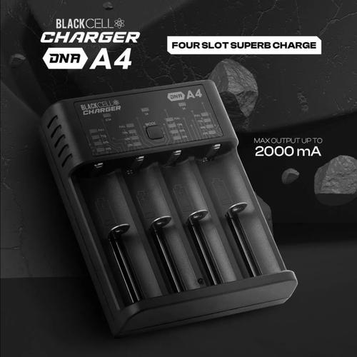 Jual Charger Blackcell DNA A4 4 Slot Battery Charger / Charger Black ...