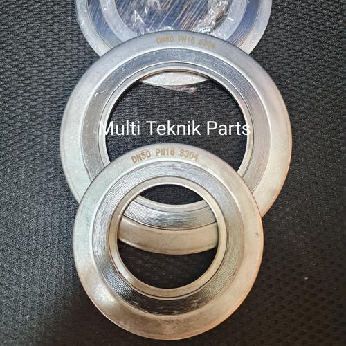 Jual SWG Spiral Wound Gasket Stainless 304 PN16 6" inch DN150 PN 16 ...