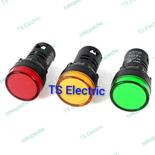 Jual Pilot Lamp LED 220V AC 22mm RST Merk SB / Pilot Lamp LED SB Warna ...