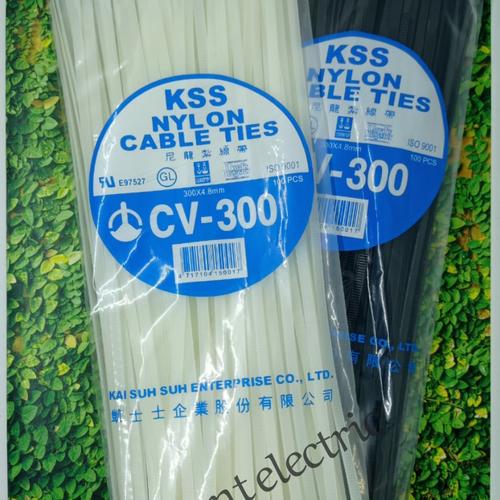 Jual KABEL TIES/KABEL TIS/ CABLE TIE 300 x 4,8 mm - Putih - Jakarta ...