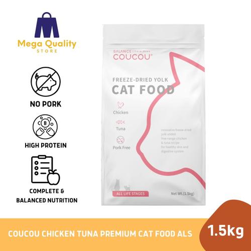 Jual COUCOU Chicken Tuna Premium Cat Food All Life Stages Freshpack 1 ...