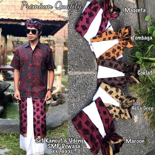 Jual Setelan set pakaian adat bali pria sudah jadi - XXL - Kota ...