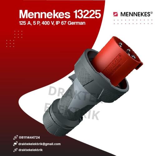 Jual Mennekes 13225 | Plug PowerTOP IP 67 125 A, 5 P, 400 V, German ...