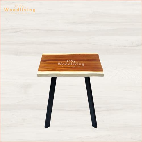 Jual Woodliving Side table minimalis coklat natural minimalis kayu ...