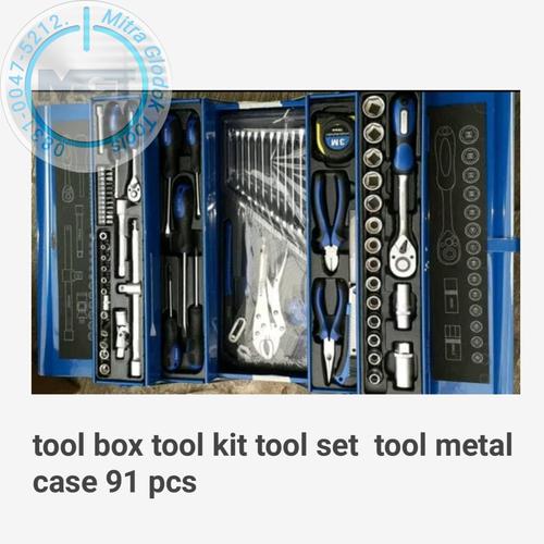 Jual SANDS tool box tool kit tool set tool metal case 91 pcs - Jakarta ...