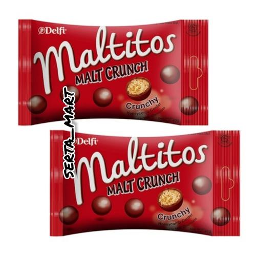 Jual Delfi Maltitos Biskuit Malt Crunch Cokelat 30gr - Chocolate ...