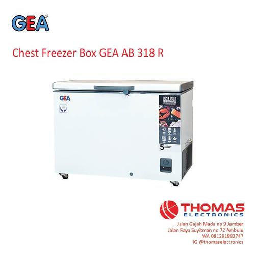 Jual Chest Freezer BOX GEA AB318R AB 318 R 318 Liter Garansi Resmi ...