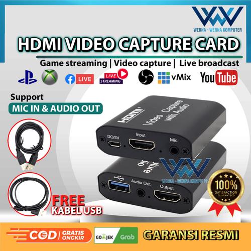 Jual USB Video Capture HDMI LOOP OUT With Audio 4K 1080P60fps - LOOP ...