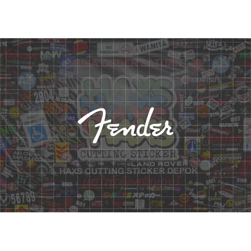 Jual Cutting Sticker Logo Fender Ukuran 8 Cm - Putih - Kota Depok ...