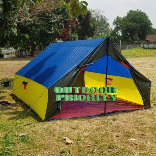 Jual Tenda pramuka 3x4 plus alas tanpa tiang - Kota Cimahi - outdoor ...