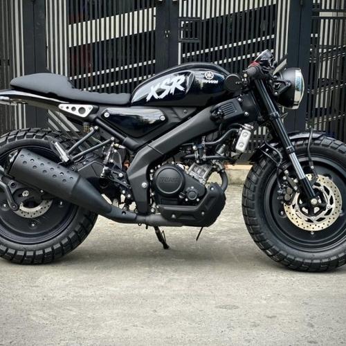 Jual Cutting sticker motor Yamaha XSR 115 tanki - Hitam, 20cm - Jakarta ...