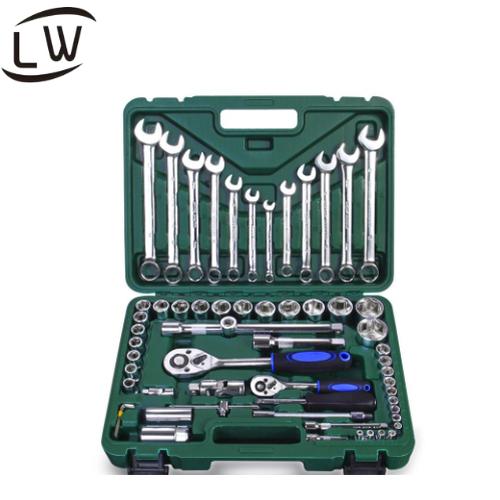 Jual KUNCI SET TOOL BOX 1/2 INCH 72 GIGI / GAGANG RACHET 61 PCS ...