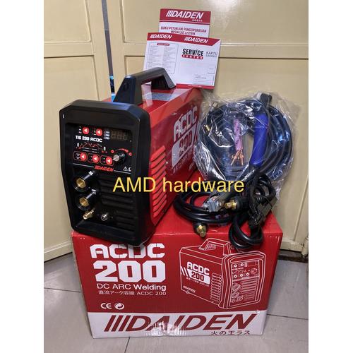 Jual Mesin Travo Las Argon Pulse Aluminium AC/DC TIG 200 A Daiden mma ...