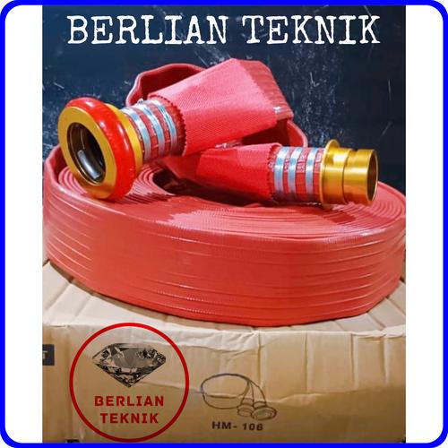 Jual Fire Hose Selang Pemadam Kebakaran Rubber Duraline 2 Inch x 20 Meter x 16 Bar + Ikat ...