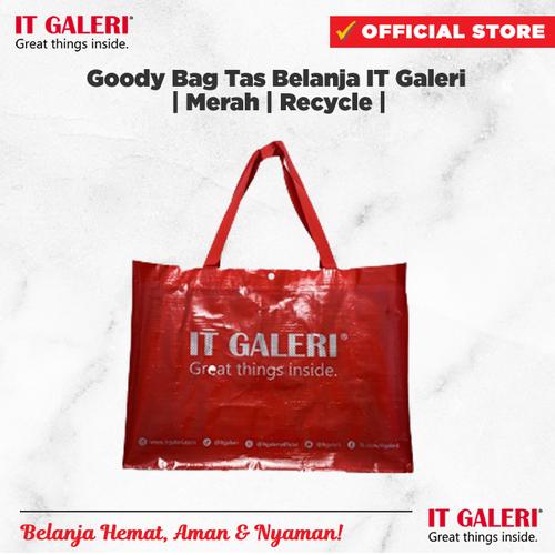 Jual Goody Bag Tas Belanja IT Galeri | Merah | Recycle - Kota Tangerang ...