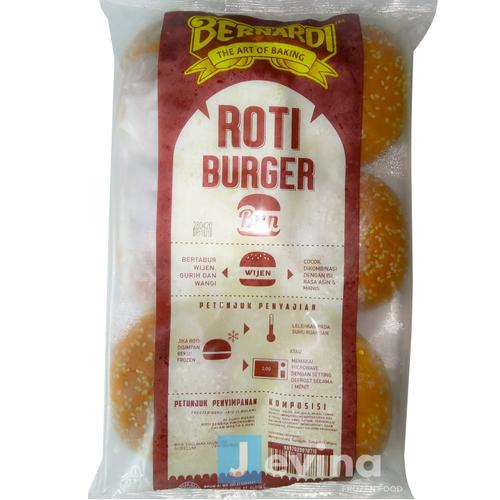 Jual Bernardi Roti Burger Bun Wijen isi 6 - Kota Malang - Jevina_Frozen ...