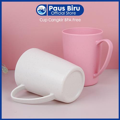 Promo Cangkir Wheat Straw dengan Gagang | Kapasitas Besar | BPA Free ...