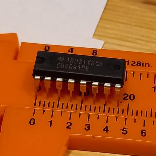 Jual IC Gerbang Logika CD4094 CMOS 8 Stage Shift Register - Kota ...