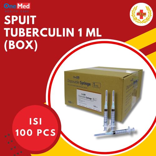 Jual Spuit Tuberculin 1 ml Suntikan Syringe Tuberculin 1 cc Onemed isi ...
