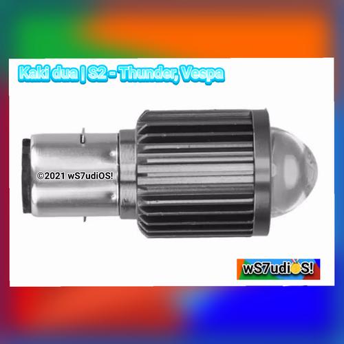 Jual Lampu Laser Lampu Utama LED Thunder Vespa Headlamp S2 BA20D H6 ...
