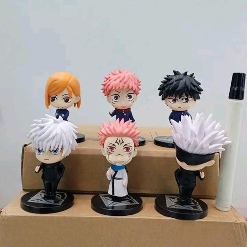 Jual mainan figure jujutsu kaisen capsule toy gatcha gojo megumi satoru ...