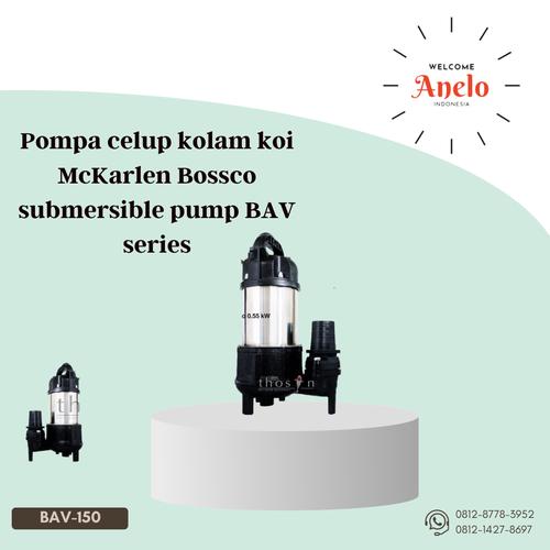 Jual Pompa celup kolam koi McKarlen Bossco submersible pump BAV series ...