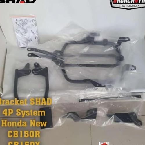 Jual ZL Bracket Side Box Terra TR40 SHAD 4P system Honda CB150X breket ...