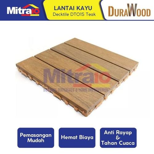 Jual Durawood Decktile DT01S Teak 300X300X20MM - Jakarta Pusat - Mitra10 Official | Tokopedia