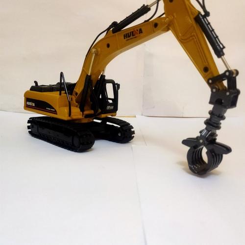 Jual Diecast Timber Grab model miniatur alat berat huina skala 1:50 ...
