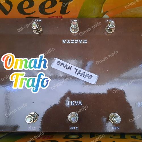 Jual trafo isolasi 3 phase RST 380v / RST 220v kapasitas 4kva - Jakarta ...