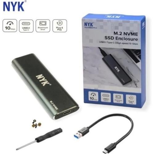Jual SSD Enclosure Casing SSD M2 NVME Type C NYK USB 3.1 to M.2 NVME ...