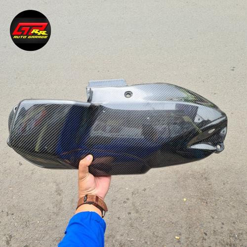 Jual Cover CVT Mesin Carbon Kevlar Yamaha New Xmax 250 Connected ...