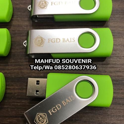 Jual souvenir custom | Flashdisk swivel promosi 16gb custom cetak logo ...