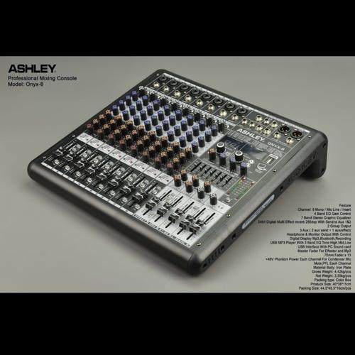 Jual mixer ashley onyx 8 mikser ashley onix8 asle onix8 onyx8 8ch ...