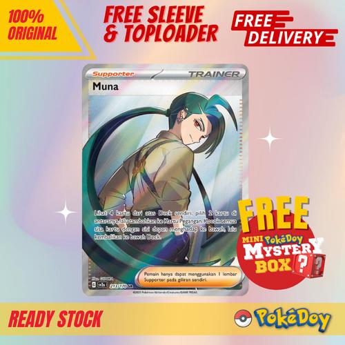 Jual Kartu Pokemon Muna SR 213/170 Supporter KILAU HITAM Indonesia SV3S ...