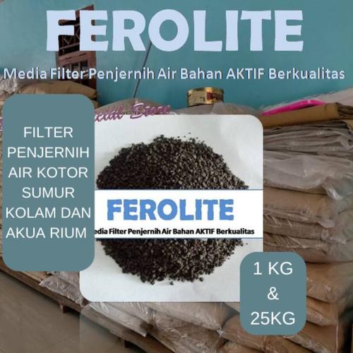 Jual Ferolit pasir penjernih air sumur kolam kotor dan bau besi - 25KG ...