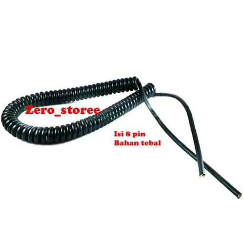 Jual Kabel Mic Mig Spiral Isi 8 Buntung Rig Kenwood Alinco Icom ...