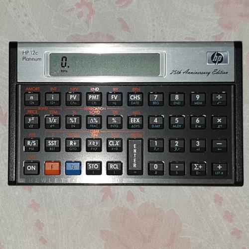 Jual HP 12c Platinum 25th Anniversary Limited Edition ex display ...