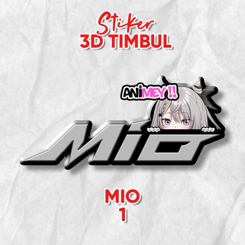 Jual Stiker Emblem 3D Timbul Vestia Zeta Logo Mio / Stiker Anime Resin ...