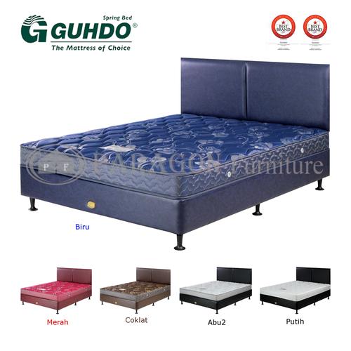 Jual Guhdo Spring bed NP15 160x200 cm Atlantic style - Full set - Putih ...