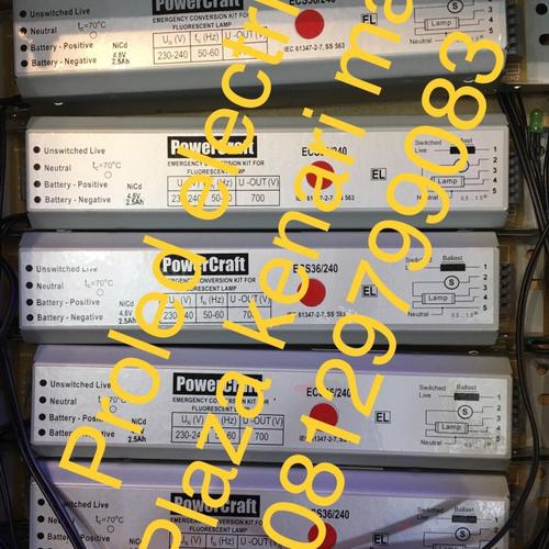 Jual emergency nicad battery power pack powercraft power craft ...