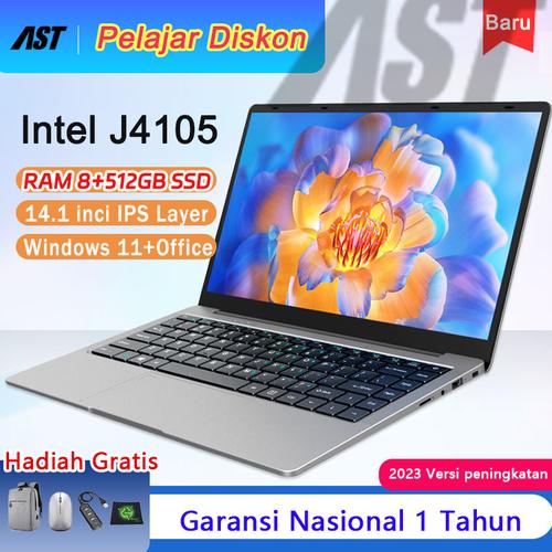 Jual AST LAPTOP QUADCORE J4125 RAM 16GB+256/512GB SSD INTEL HD Win11 ...