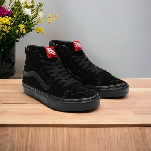Jual Sepatu Vans Sk8-High Full Black Black Original 100% - Hitam, 41 ...