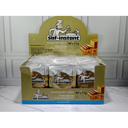 Jual Saf-Instant Gold Dry Yeast Display / Ragi Kering Instant 11 gr ...