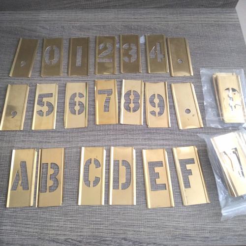 Jual IMPA 613132 Stencil letter and figure sets A-Z & 0-9 38MM(1") 76‘S ...