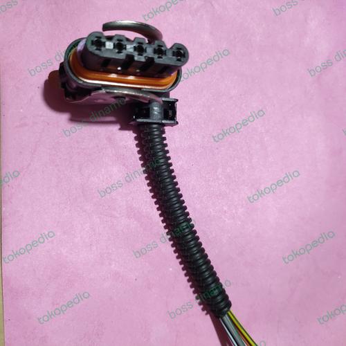 Jual soket socket ic amper alternator scania mercy mercedes 5 pin soket ...