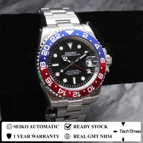 Jual Seiko Mod Seikomod Pepsi NH34 GMT Automatic Seikomods Pepsi - Oyster - Kab. Bogor ...