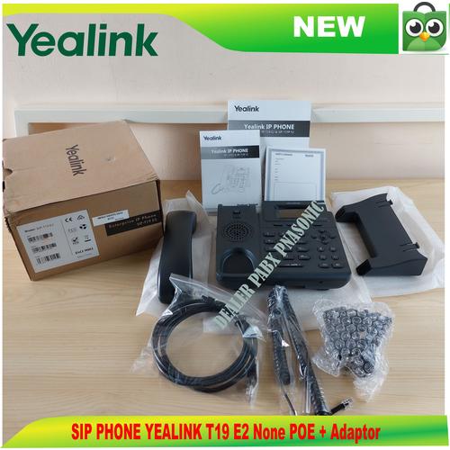 Jual Yealink SIP-T19 E2 IP Phone 1 Sip registrasi None POE - Kota ...