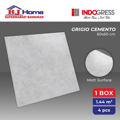 Jual INDOGRESS Grigio Cemento 60x60 Matt Grade A - Kota Tangerang Selatan - BJ Home Indonesia ...